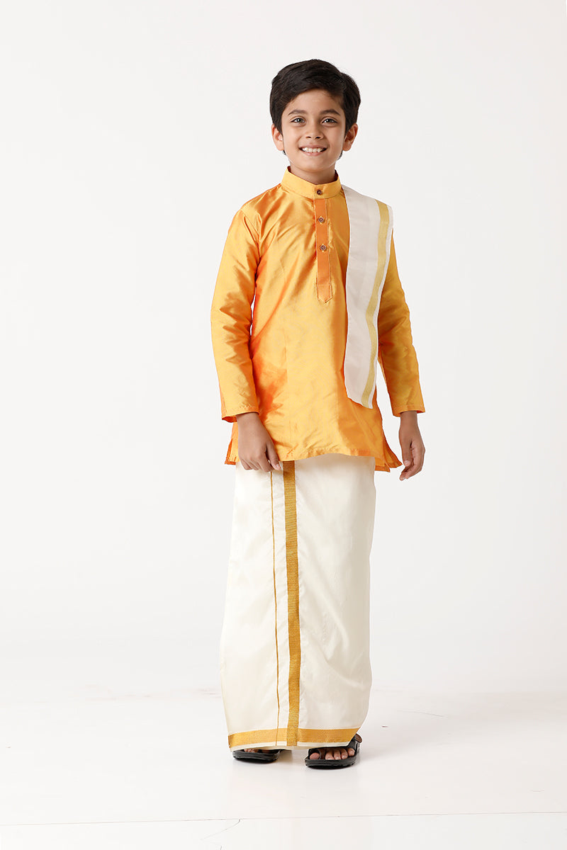 Shirt and Dhoti for Kids | Innerwear for Kids | Uathayam