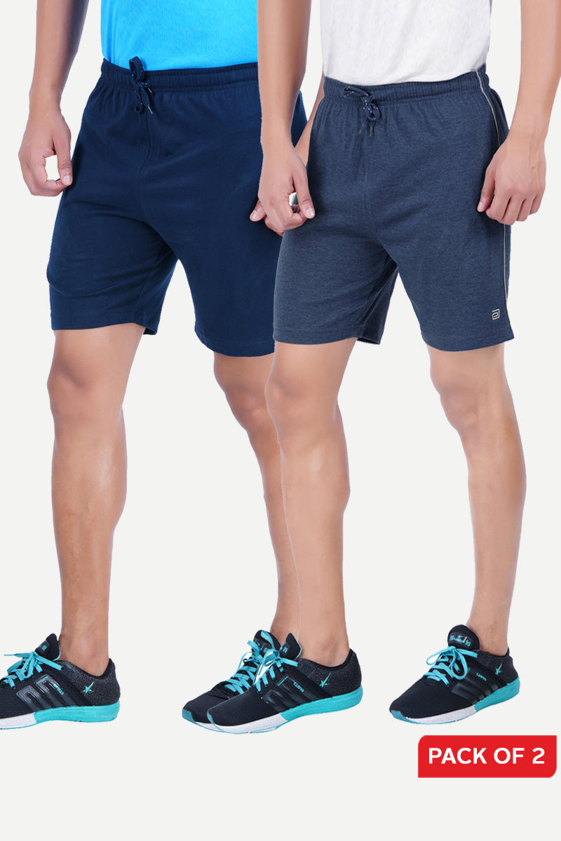 Shorts Knitted Shorts For Mens Combo Pack Of 2 Ariser Uathayam