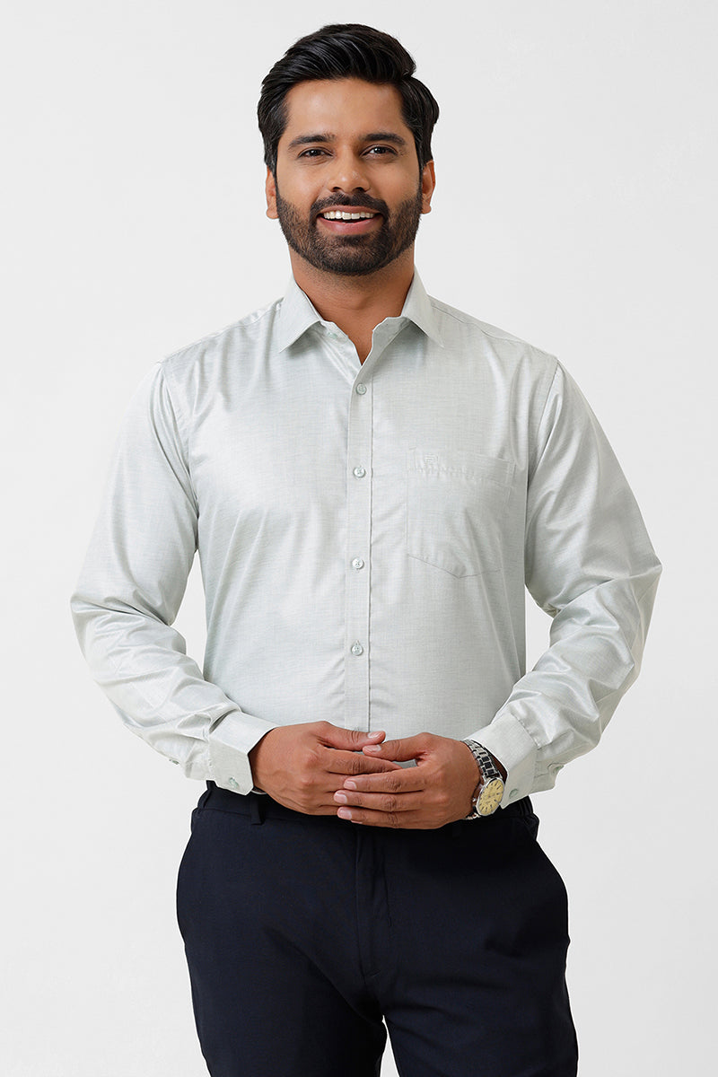 Tornado - Pastel Green Formal Shirts For Men | Ariser – Uathayam
