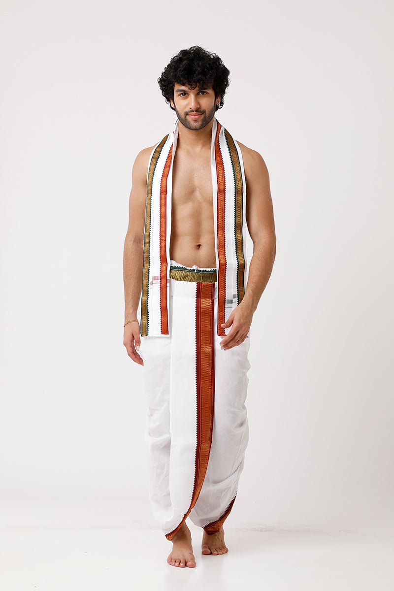 Buy Readymade Panchakacham Dhoti | Uathayam