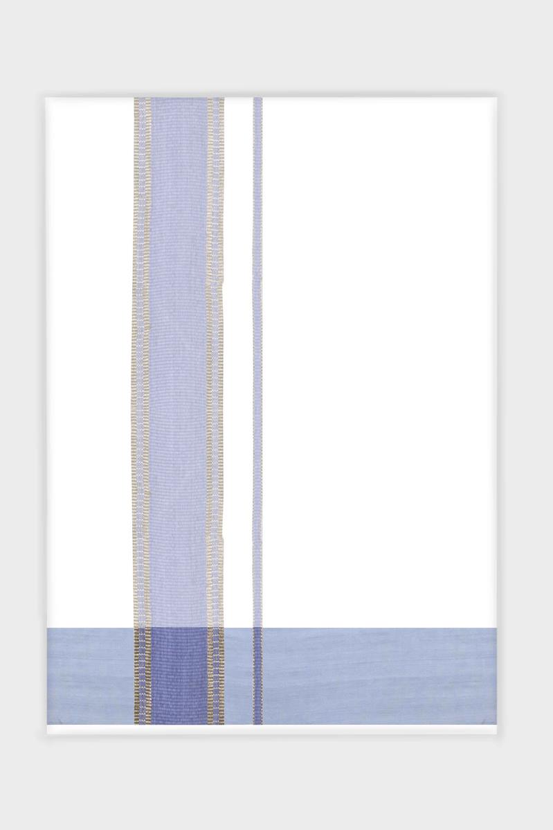 Julian Yadav - Light Lavender Smooth Cotton Double Layered Dhoti With ...
